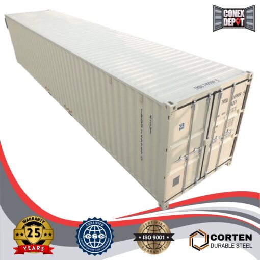 40FT Standard New (One Trip) Shipping Container - Conex Depot